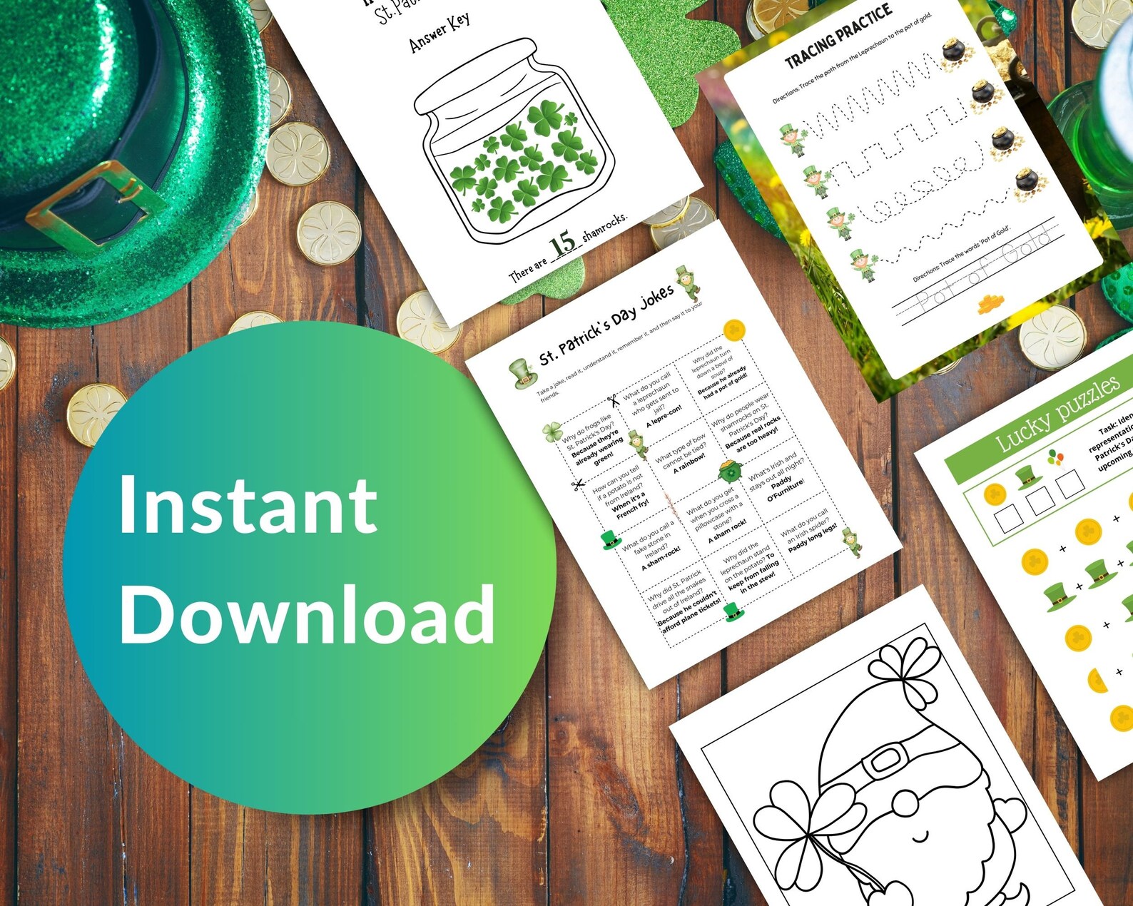 St. Patrick's Day Unit Study, Unit Study, Homeschool, Printables for ...