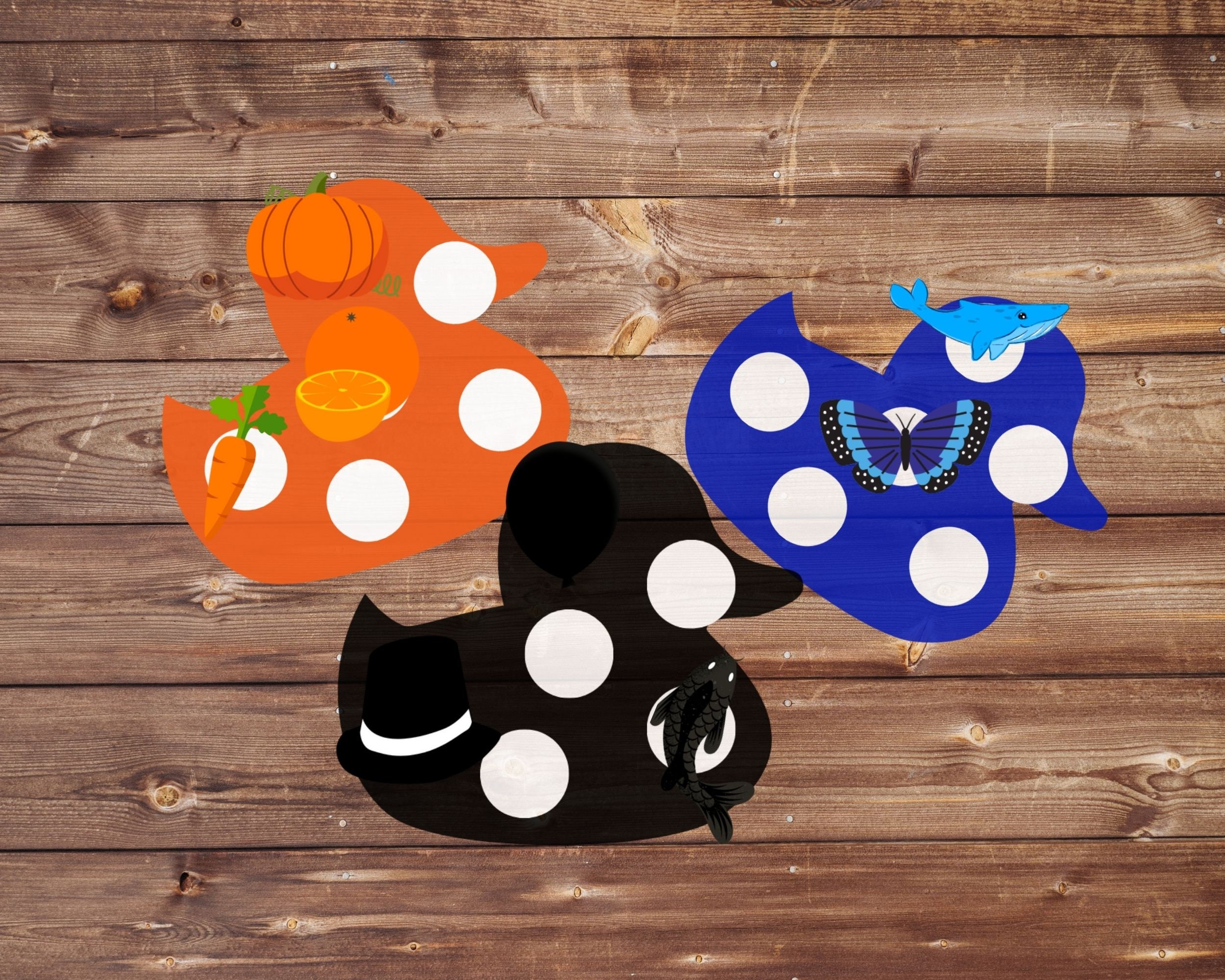 Color Matching Ducks Preschool INSTANT DOWNLOAD - Etsy