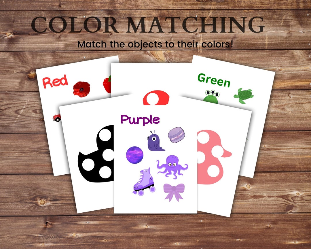 Color Matching | Ducks | Preschool | INSTANT DOWNLOAD - Etsy