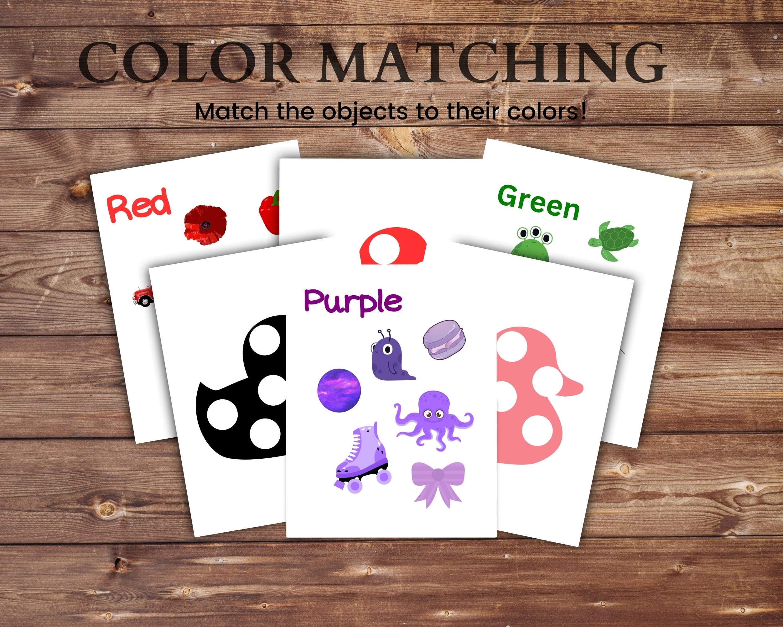 Color Matching Ducks Preschool INSTANT DOWNLOAD - Etsy