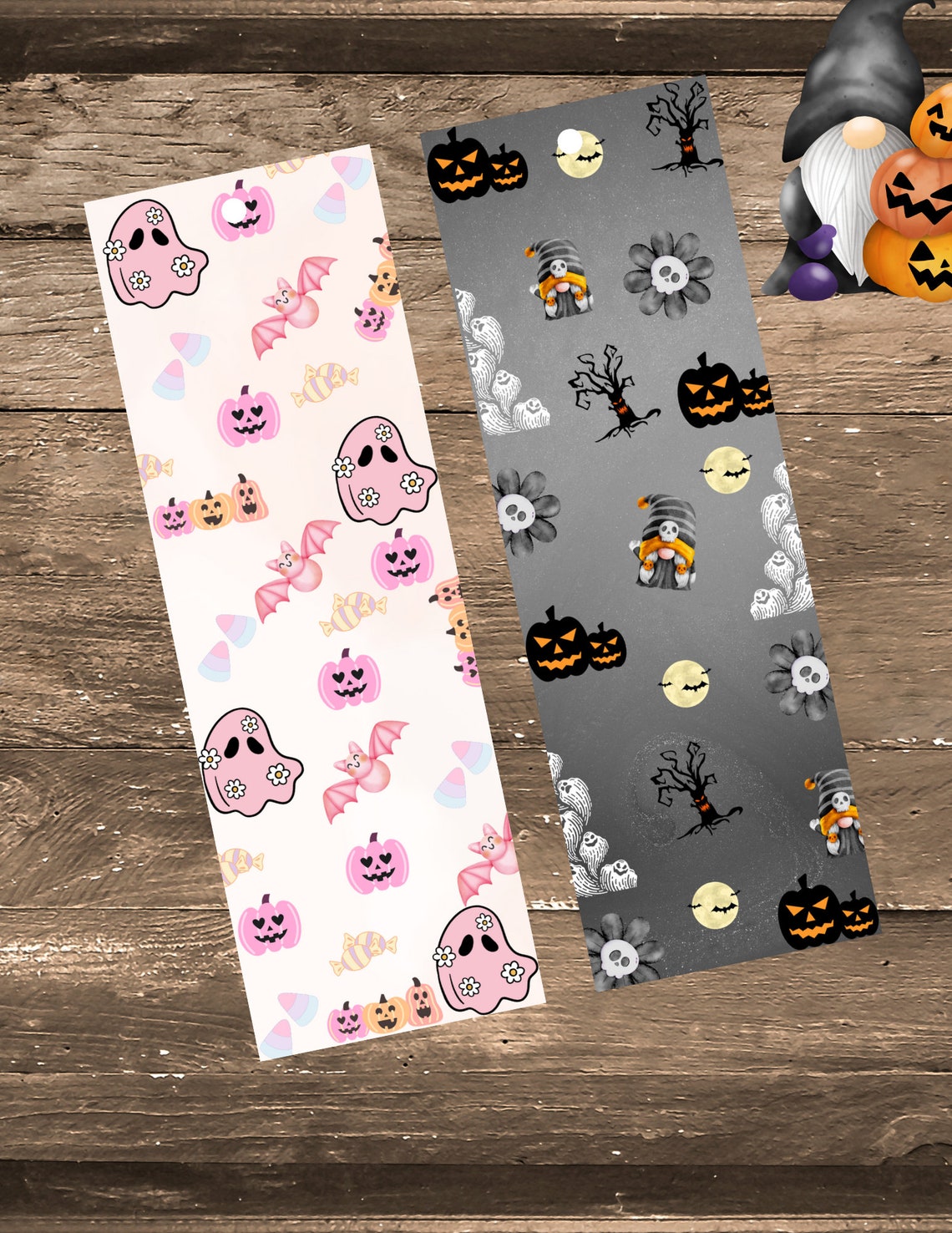 Cute Halloween Bookmarks, Spooky Designs (digital Download) - Etsy