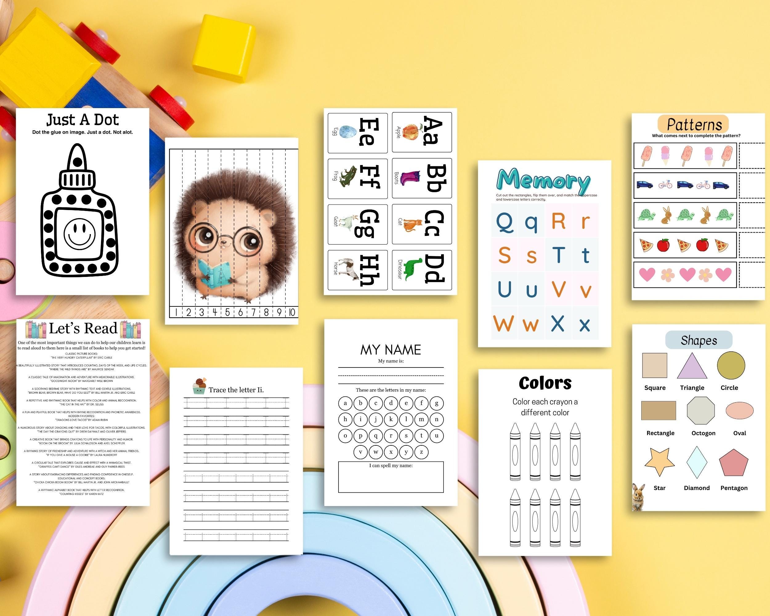 Kindergarten Busy Binder: Homeschool Activity Pack (digital Download ...