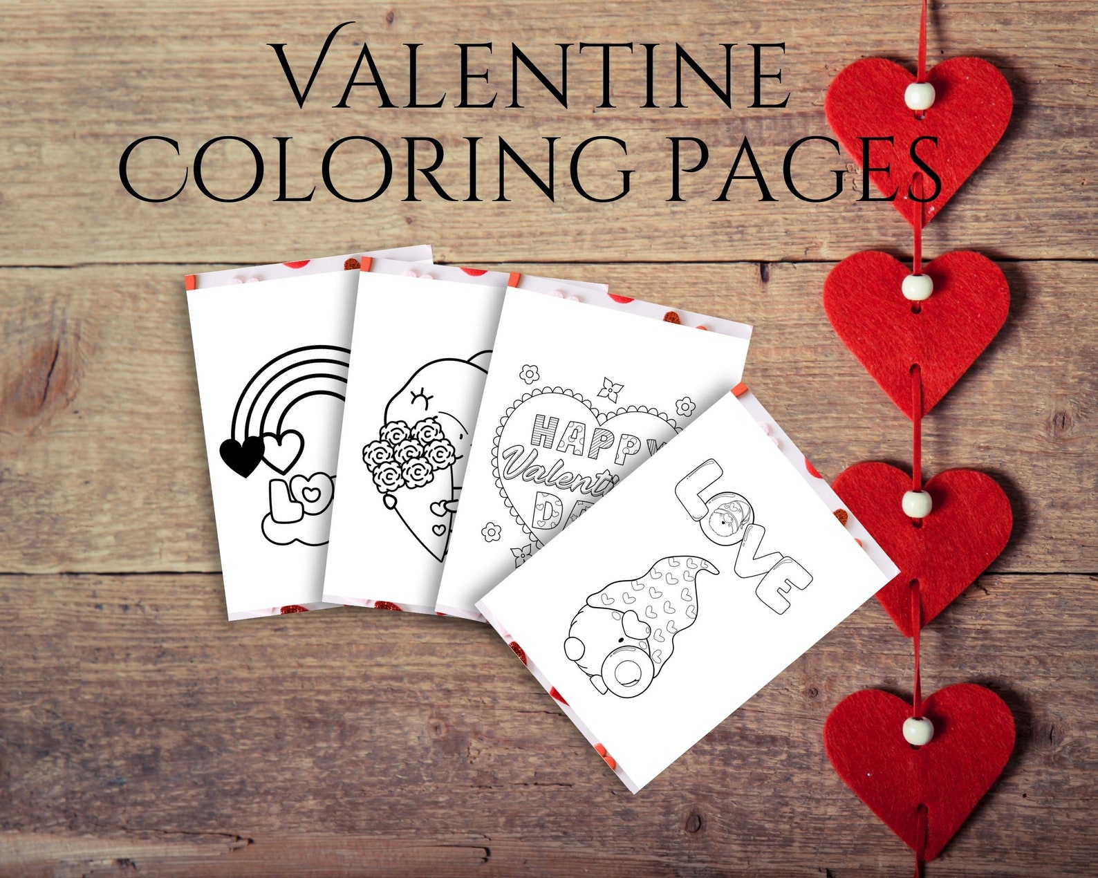 Kids Valentines Coloring Page | Printable Valentines Coloring Pages ...