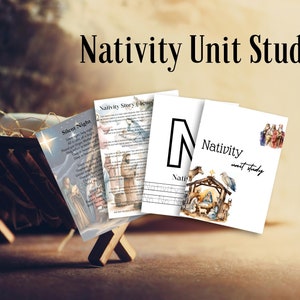 Nativity Unit Study | Birth of Jesus | Homeschool Printable| Vocabulary ...