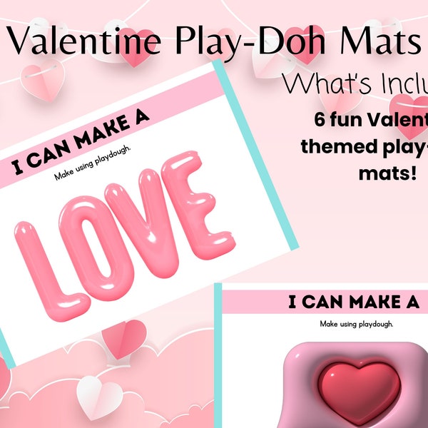 Play Dough Mats - Etsy