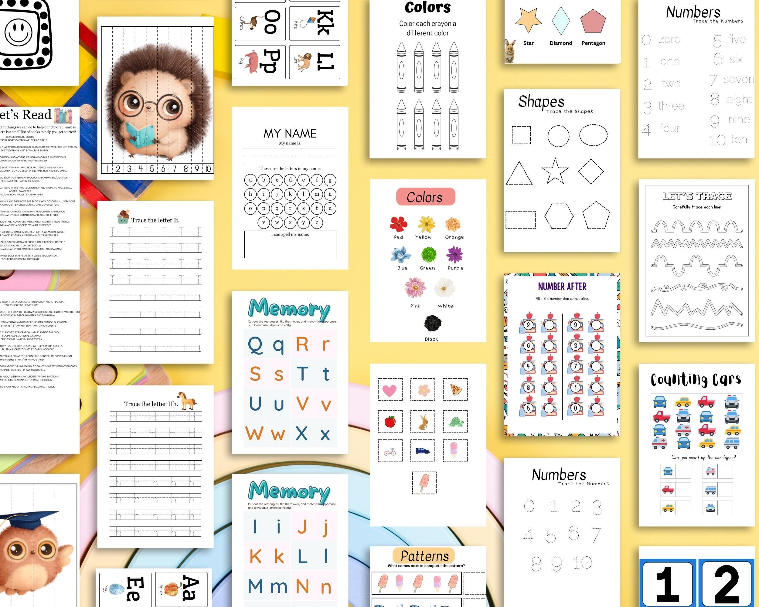 Kindergarten Busy Binder: Homeschool Activity Pack (digital Download ...