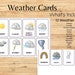 Weather Flash Cards | INSTANT DOWNLOAD - Etsy