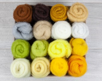 100g Super Fast Felting Short Fiber Wool Perfect in Needle - Etsy