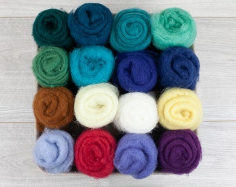 100g Super Fast Felting Short Fiber Wool Perfect in Needle - Etsy