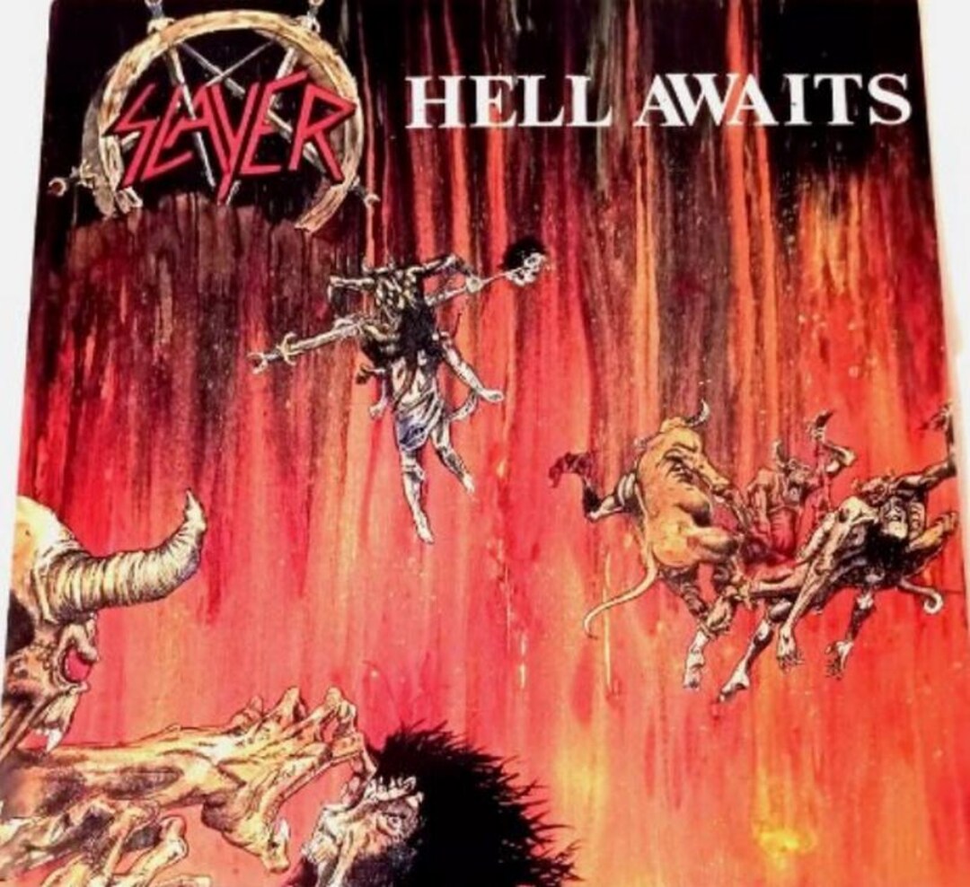 Vintage Slayer Hell Awaits LP 1985 Roadrunner Records RR 9795 ...
