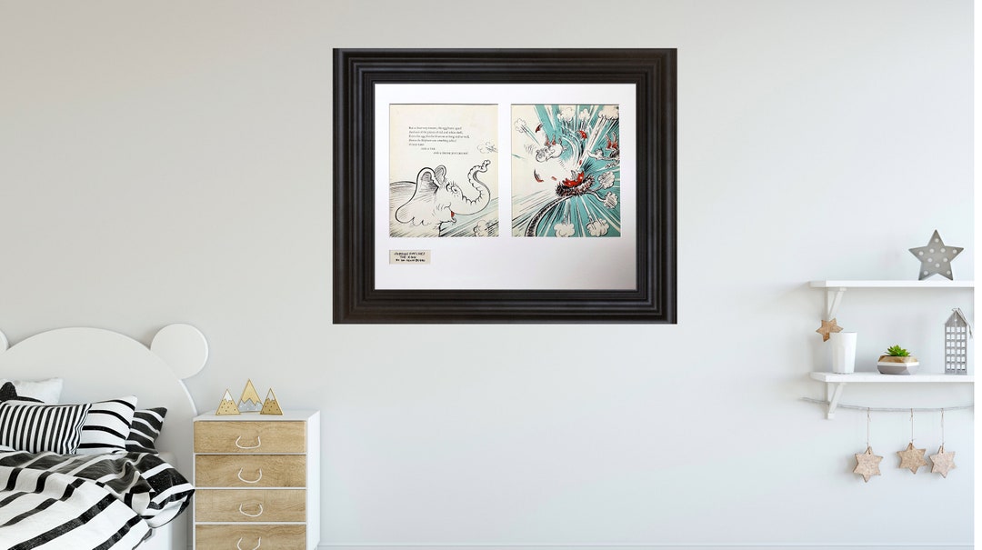 First Edition Dr. Seuss Horton Book Art Original Prints With - Etsy