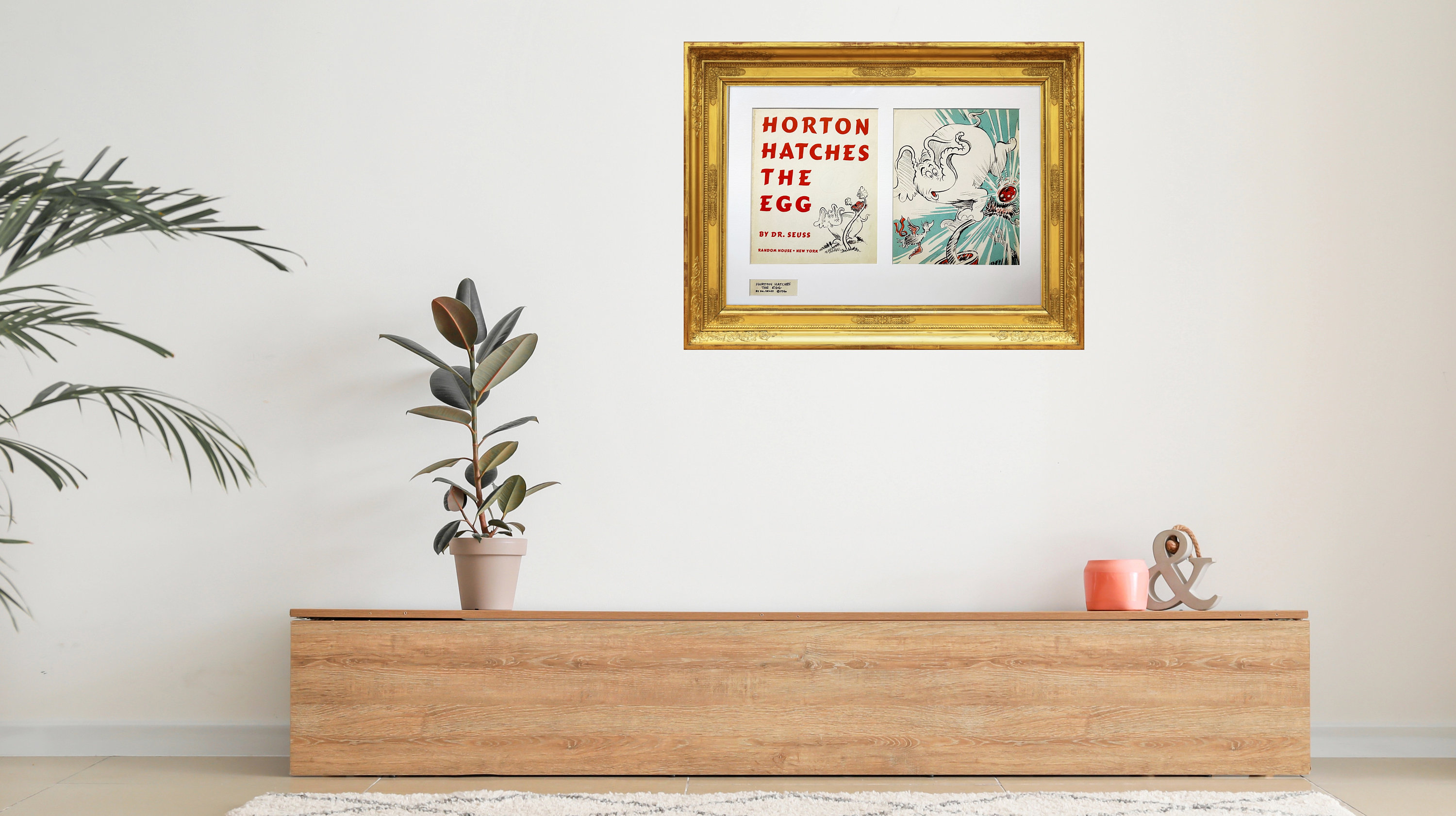 First Edition Dr. Seuss Horton Book Art | Original Prints With Mat ...