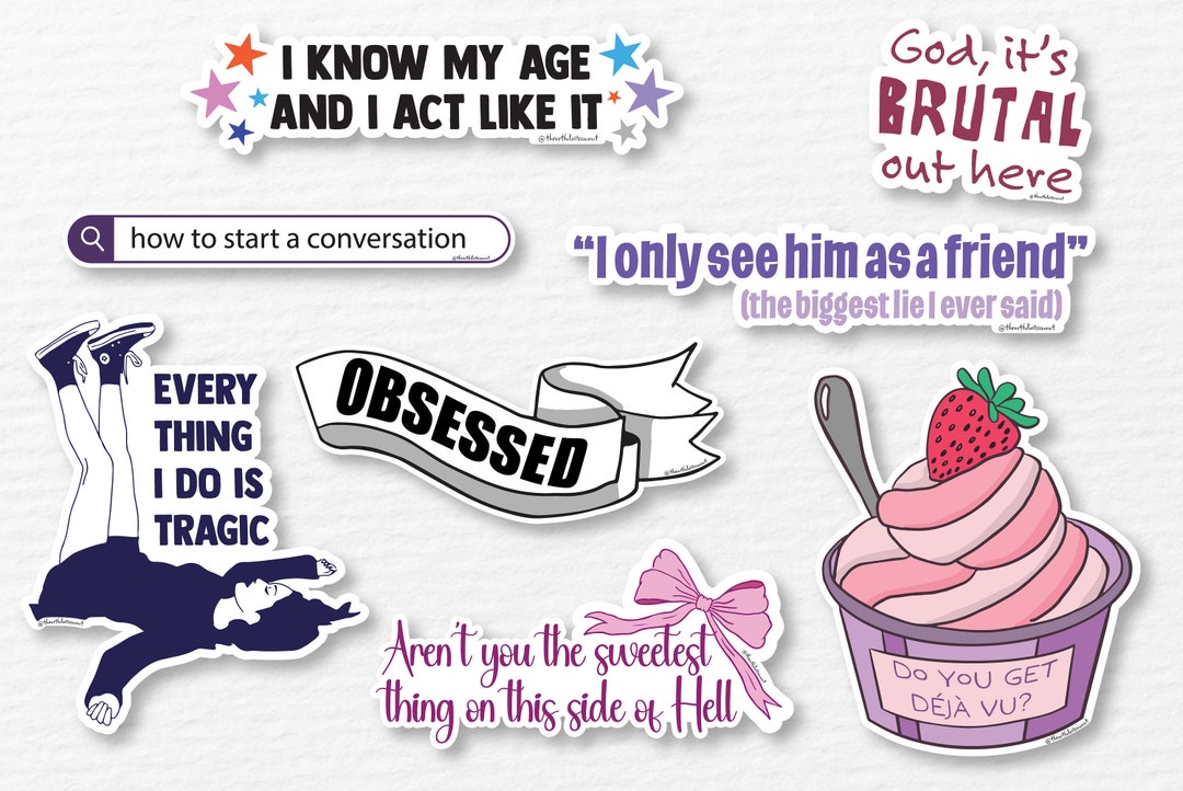 Olivia Rodrigo Stickers / GUTS Stickers / OR / Vinyl Stickers / GUTS ...