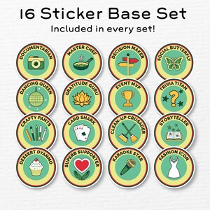 Personalized Merit Badge Stickers | Friends Trip, Bachelorette Party - Etsy