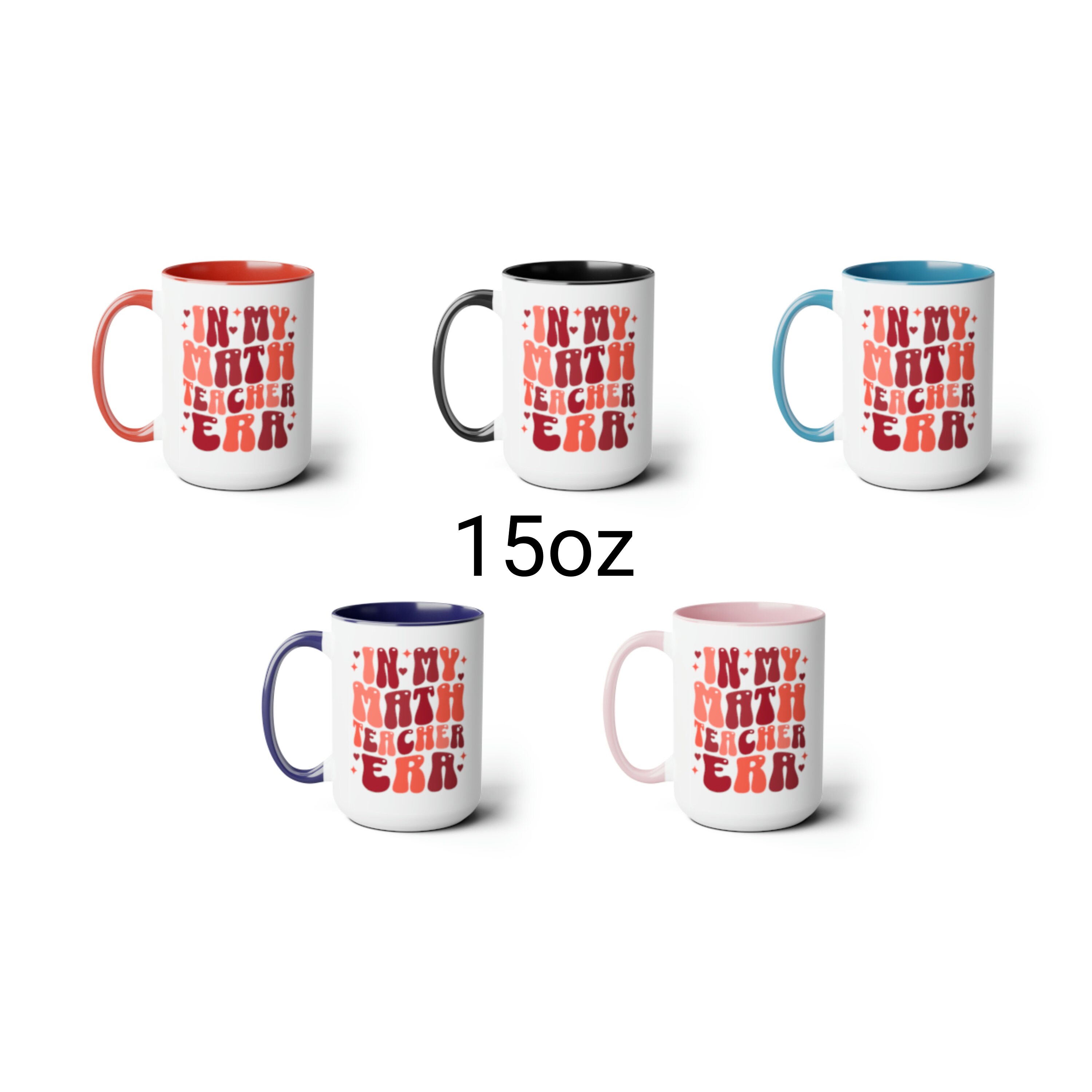 In My Math Teacher Era Mug, Cool Professor Era Mugs, Custom School Cup ...