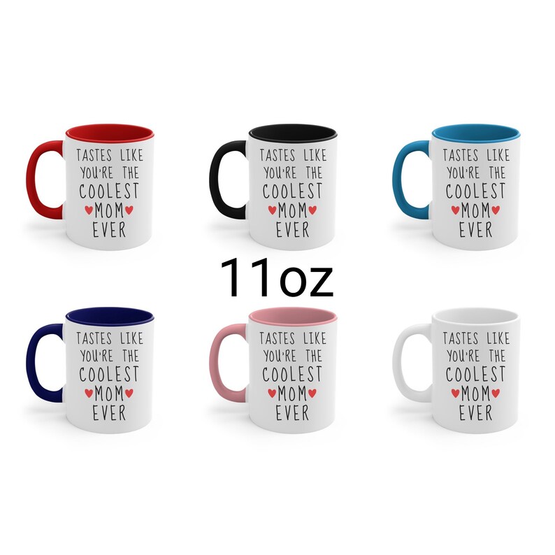 Personalized Mug for the Coolest Mom Ever, Birthday Present for Mother ...