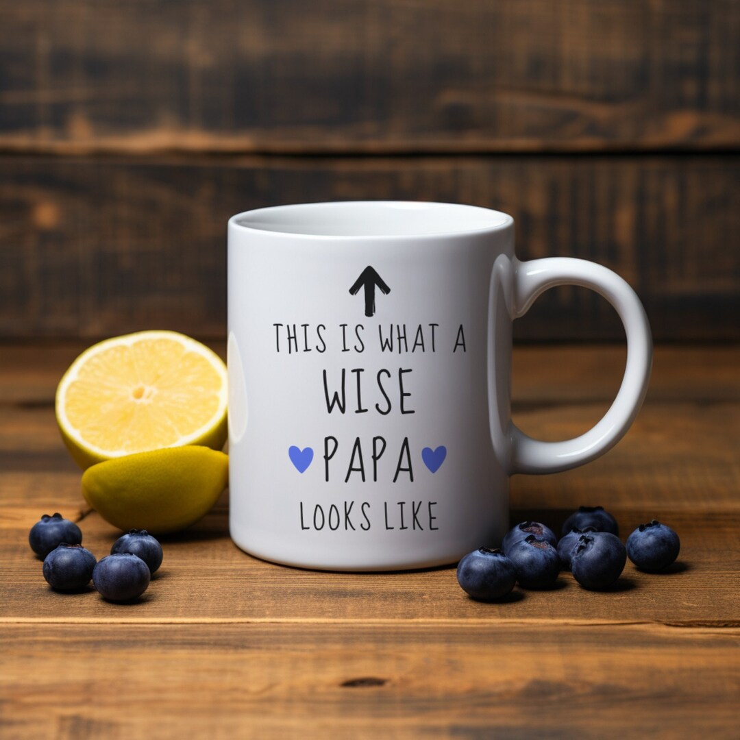 Personalized Mug for A Wise Dad, Birthday Present for Father, Cup for ...