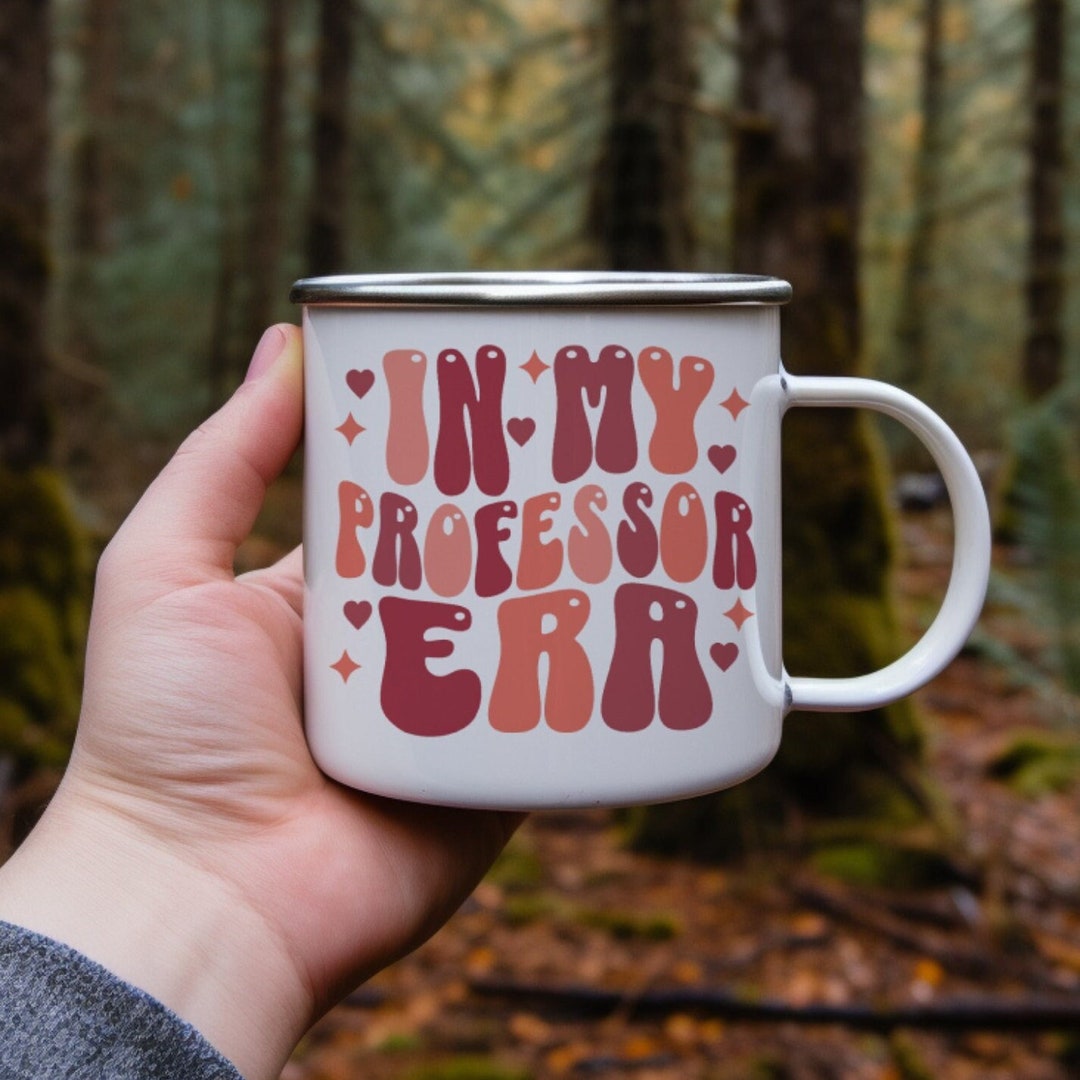 In My Professor Era Camp Mug, Cool Teacher Mugs, Custom School Cup ...