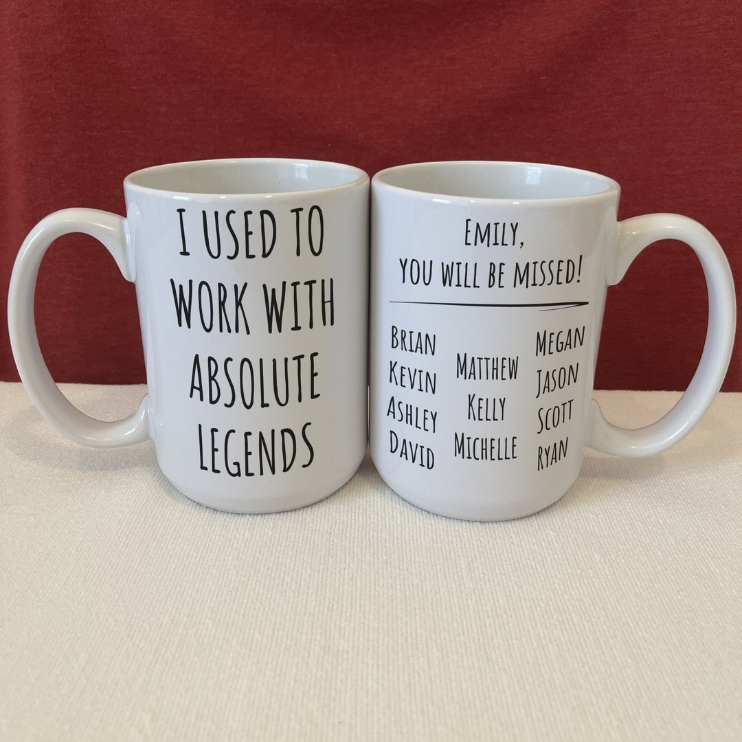 Funny Coworker Leaving Mug: Personalized Farewell Gift - Etsy