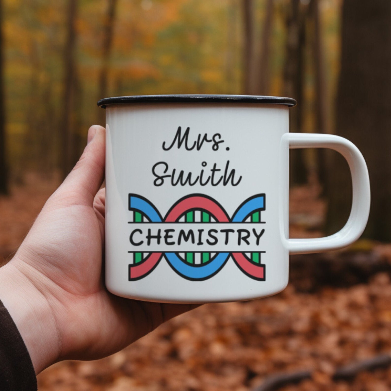 Personalized Chemistry Teacher Camp Mug, Teacher Appreciation Week ...