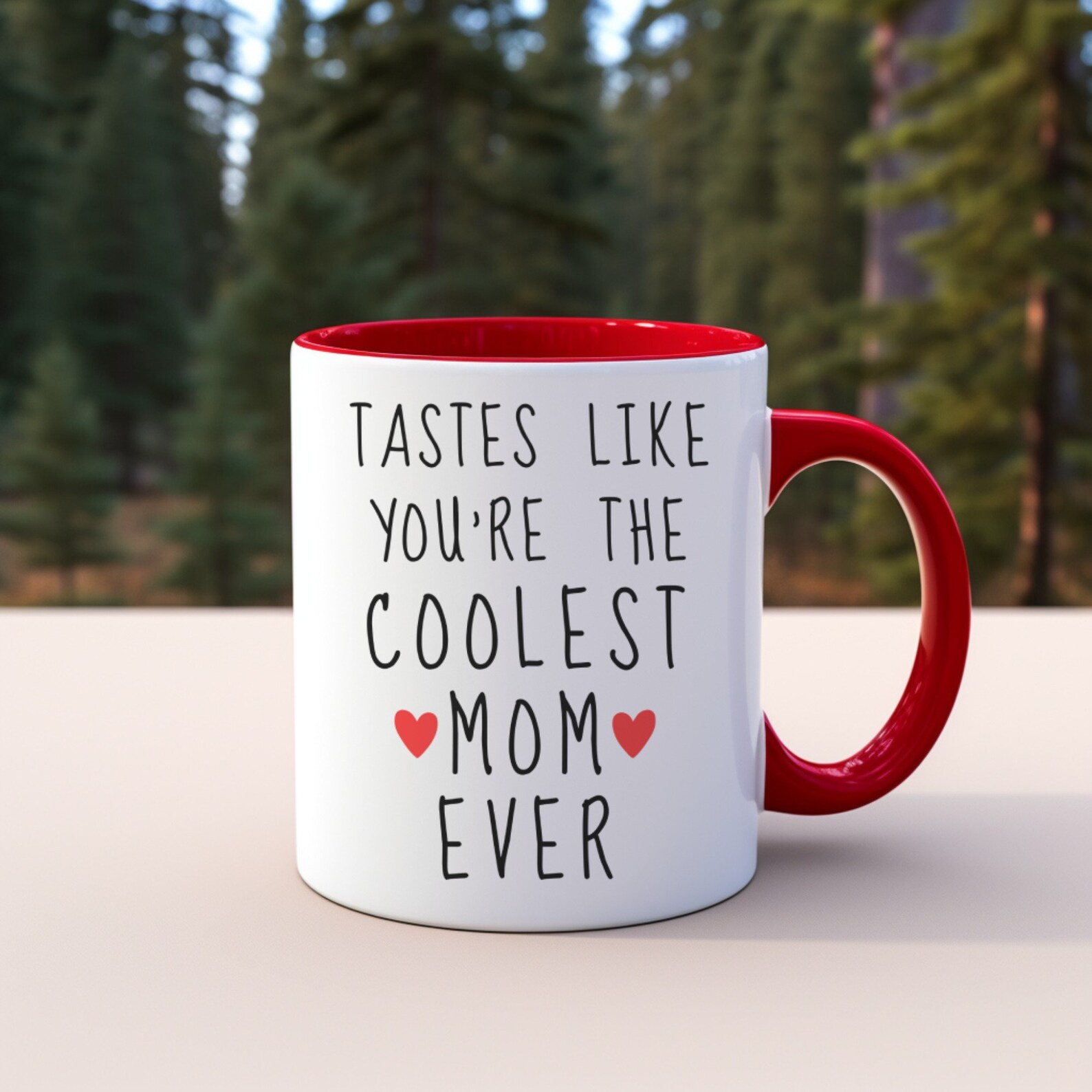 Personalized Mug for the Coolest Mom Ever, Birthday Present for Mother ...
