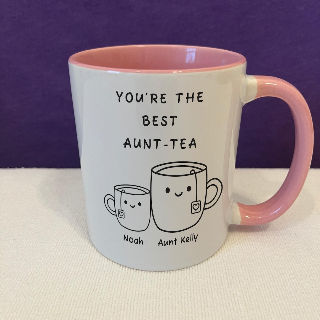 Personalized Best Aunt-tea Mug, You'll Always Be My Favorite Aunt-tea ...