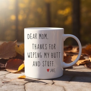 Funny Joke Gift Mug for Mom, Mothers Day Gift to Mommy, Personalized ...