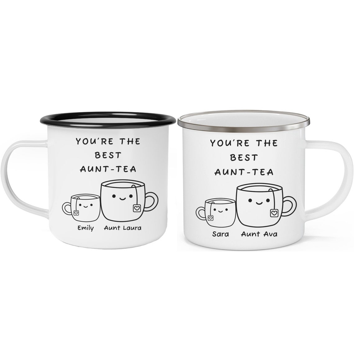 Personalized Best Aunt-tea Mug, You'll Always Be My Favorite Aunt-tea ...