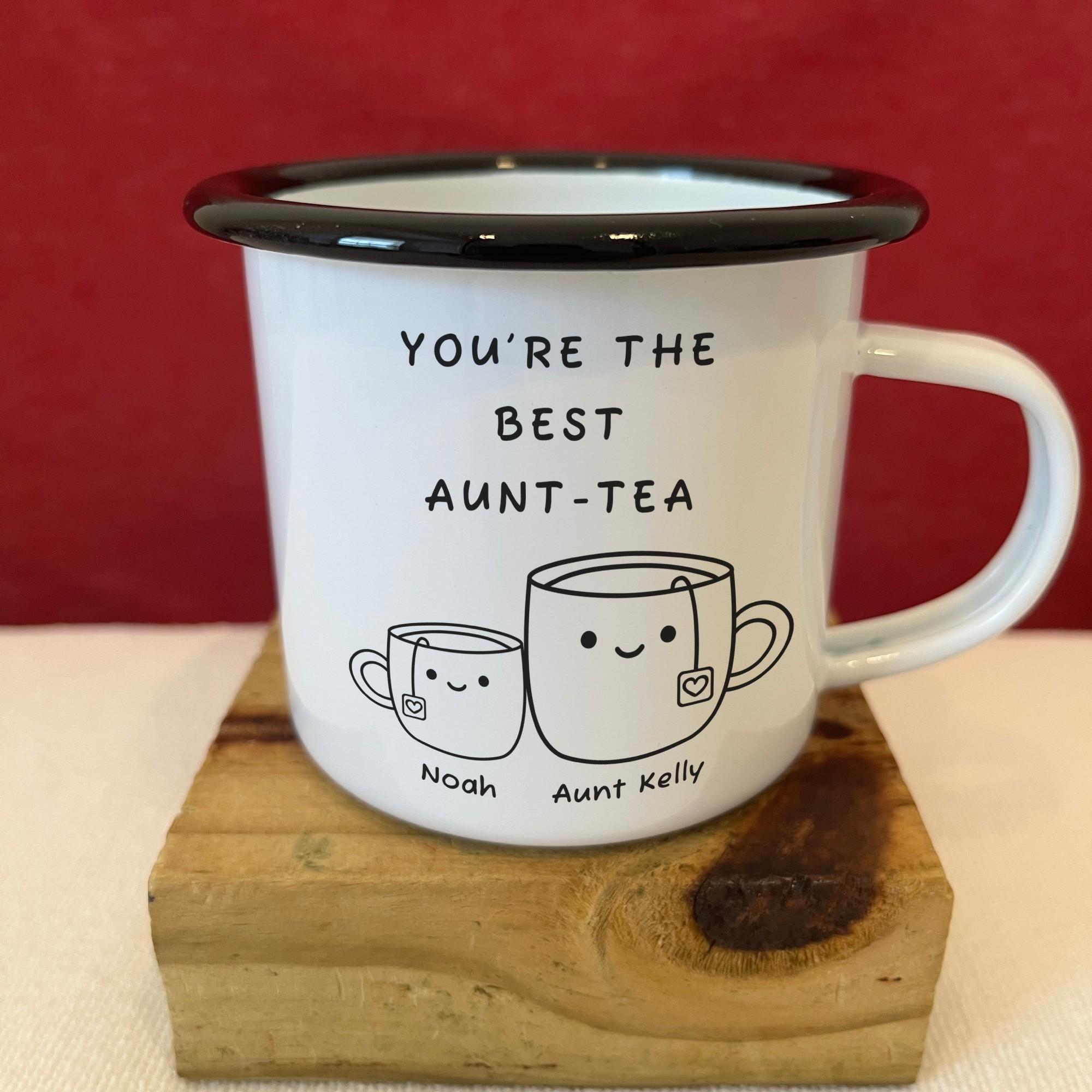 Personalized Best Aunt-tea Camp Mug, You'll Always Be My Favorite Aunt ...