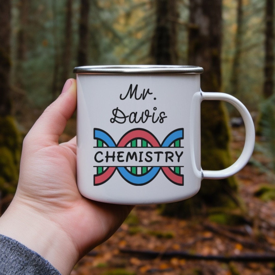 Personalized Chemistry Teacher Camp Mug, Teacher Appreciation Week ...