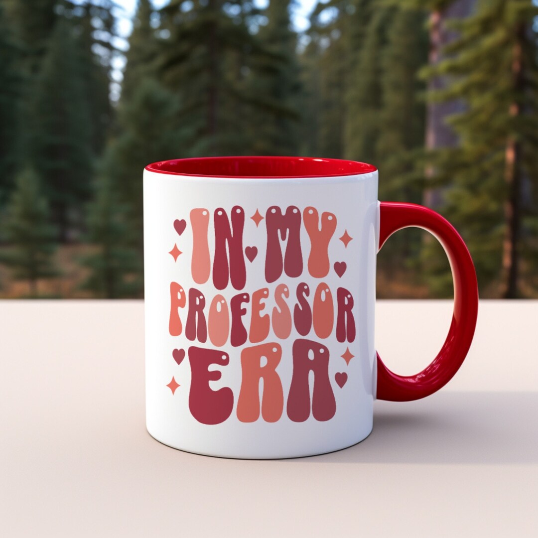 In My Professor Era Mug, Cool Teacher Mugs, Custom School Cup, Teacher ...