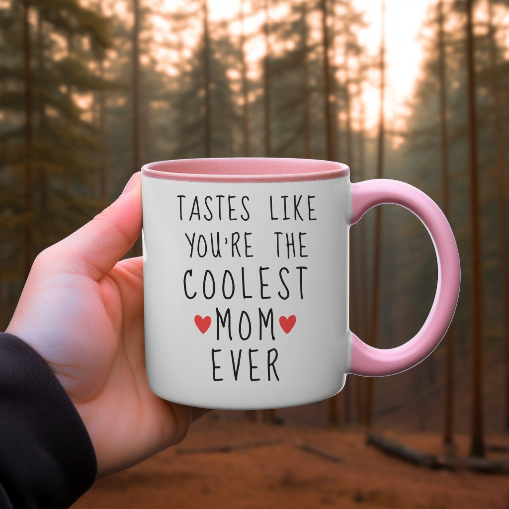 Personalized Mug for the Coolest Mom Ever, Birthday Present for Mother ...