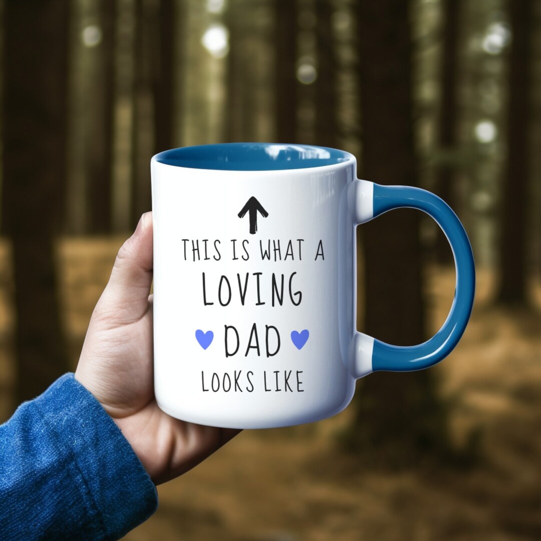 Personalized Mug for A Loving Dad, Birthday Present for Father, Cup for ...