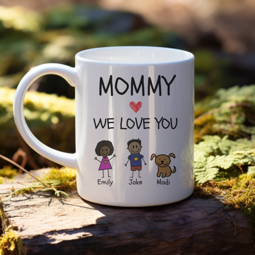 Cute Personalized Mug for Mom, Mothers Day Gift to Mommy, Birthday ...