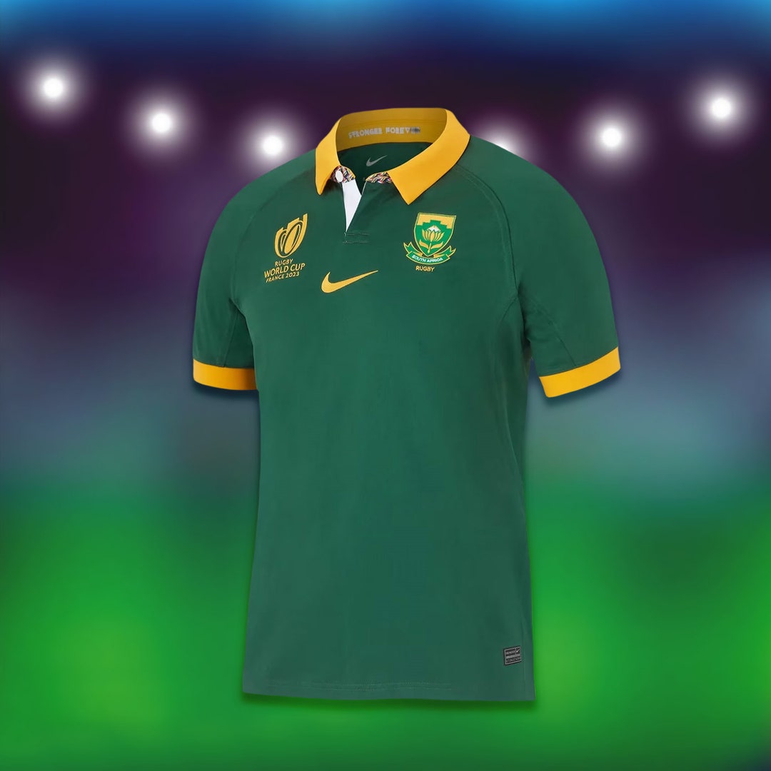 South Africa 2023 Rugby World Cup Home Stadium Green Shirt Etsy Australia south-africa-2023-rugby-world-cup-home-stadium-green-shirt-etsy-australia