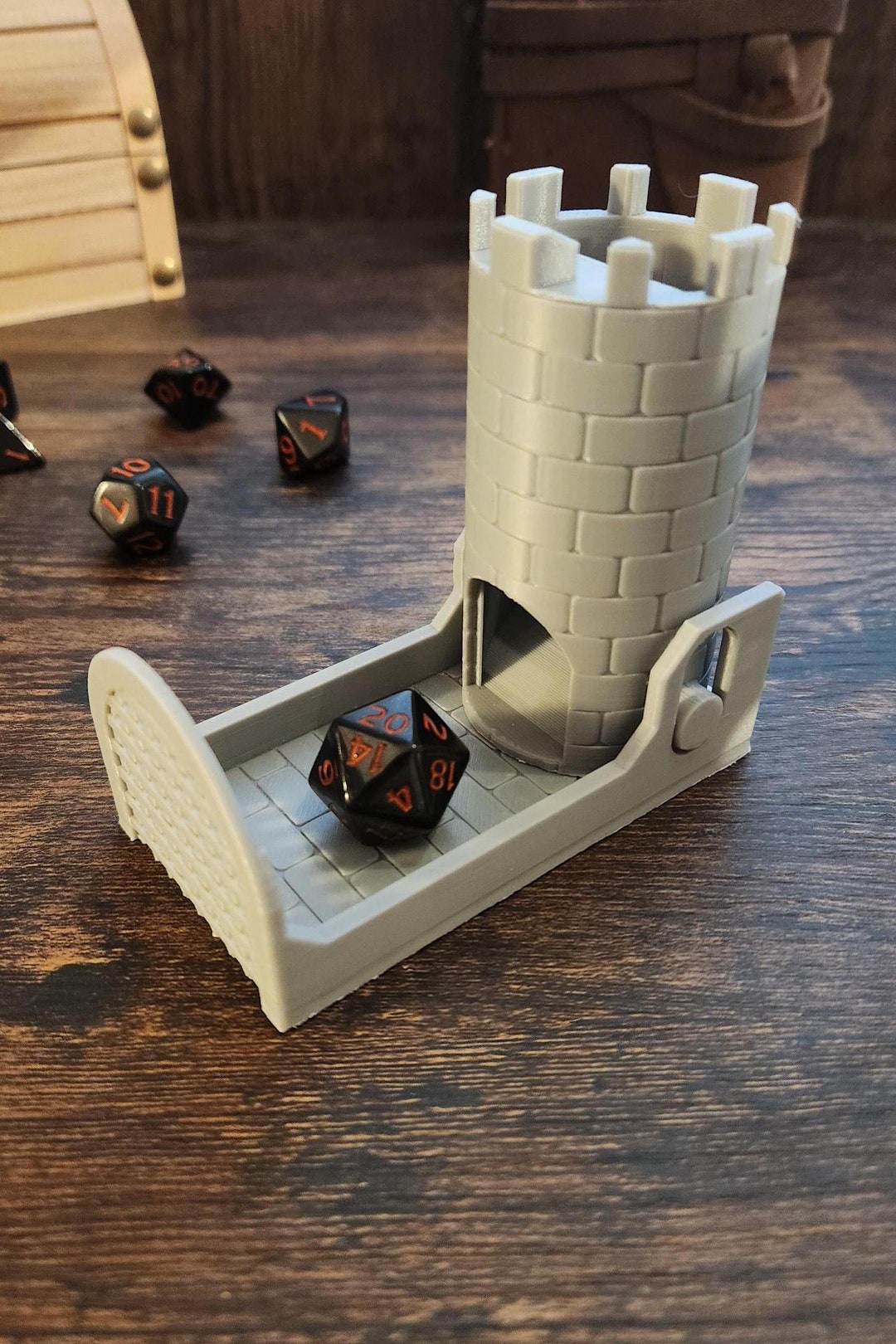 Folding Mini Dice Tower for D&D or Tabletop Rpgs | Compact Design ...