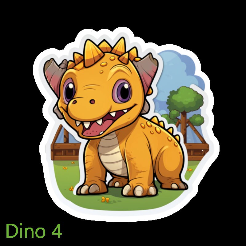 Playground Dinosaur Stickers - Etsy