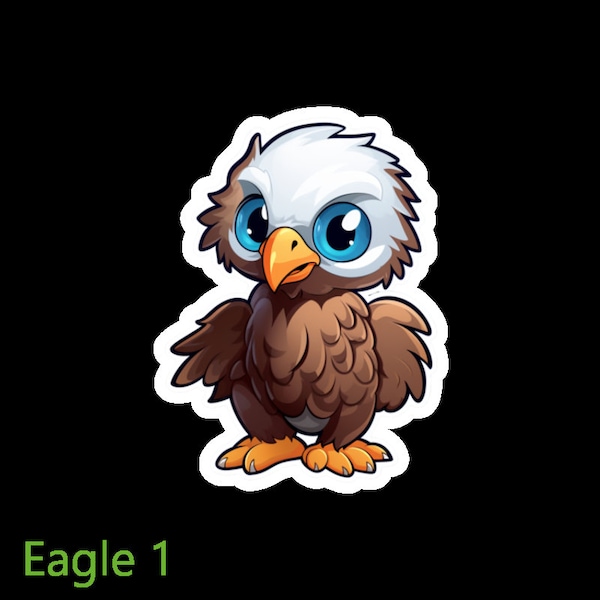 Patriotic Eagle Stickers - Etsy