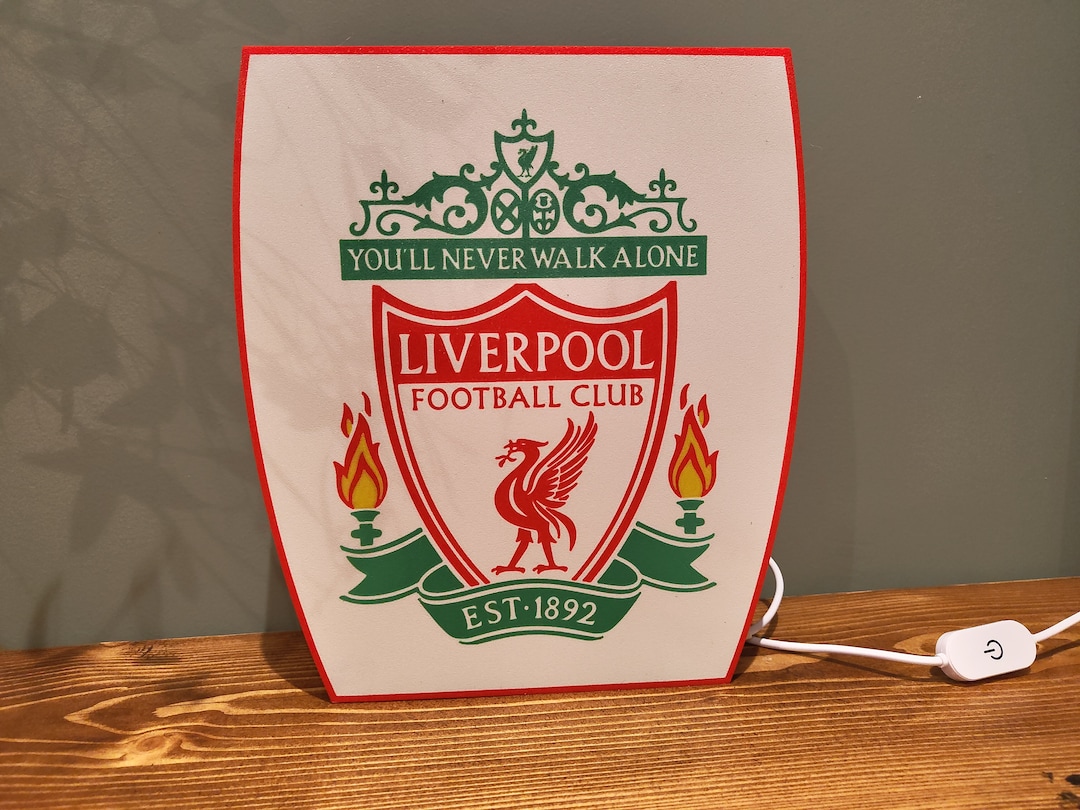 Liverpool FC Light Box LFC Bedside Light USB Night Light - Etsy