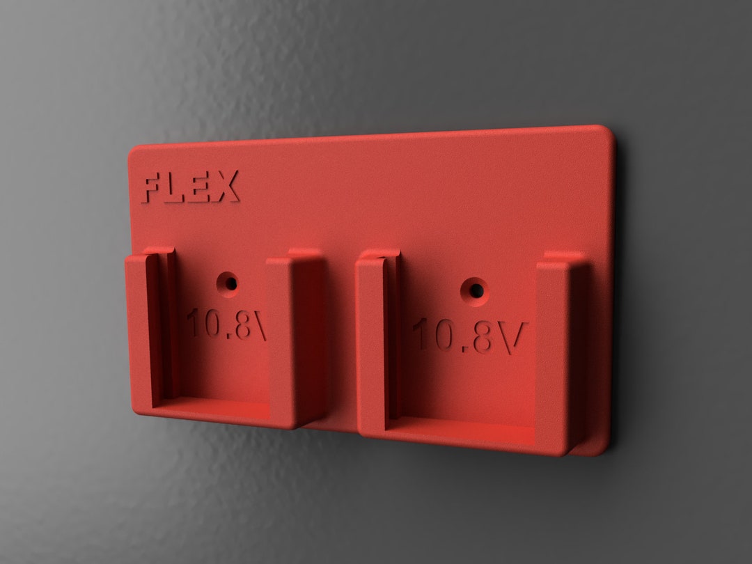 FLEX 10.8V & 12V Battery Wall Holder - Etsy