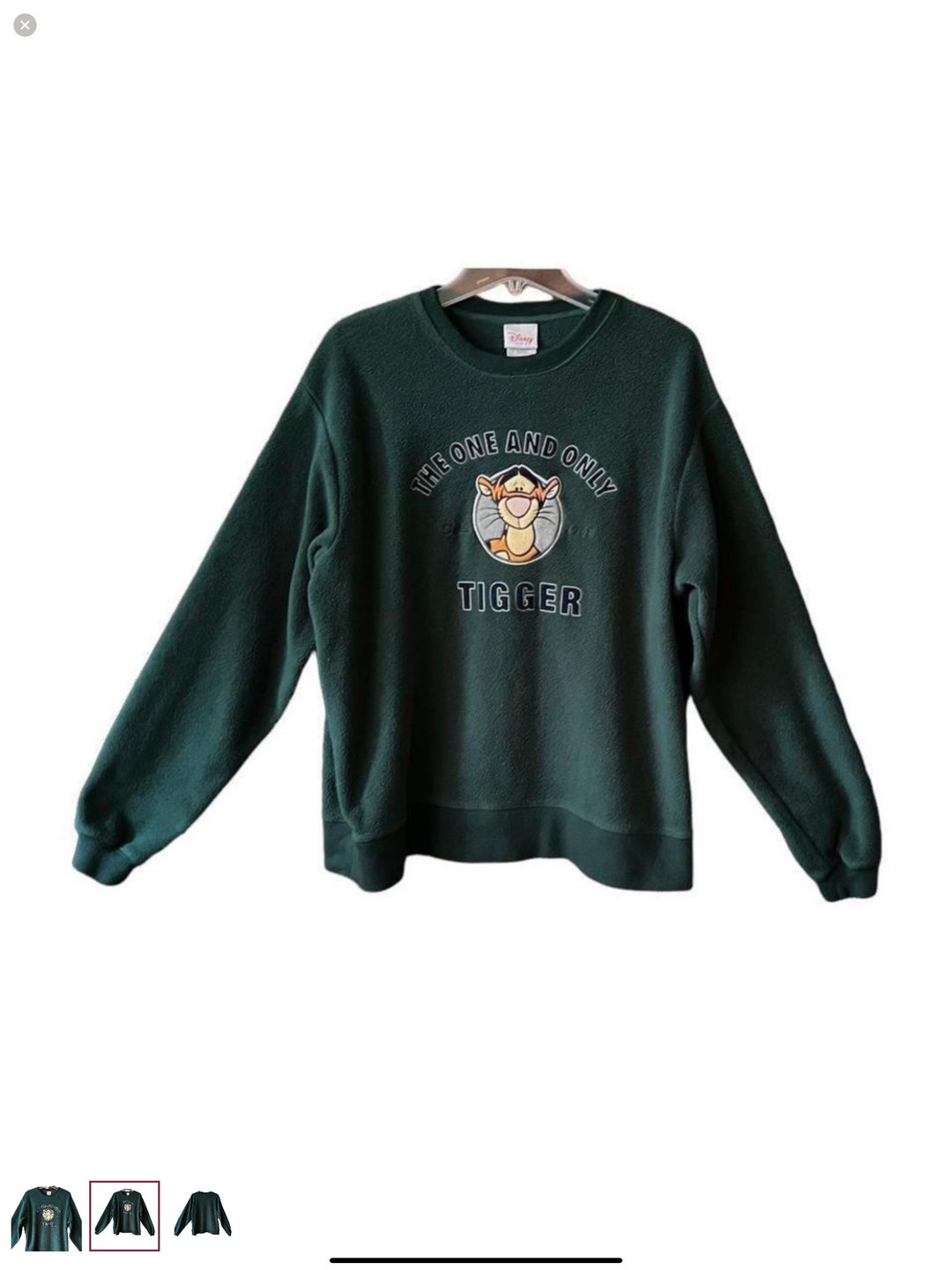 Disney Tigger Crew Neck Fleece Sweatshirt - Etsy