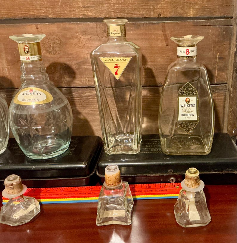 Vintage Collectible Liquor Bottles - Pick Your Favorite! - Etsy