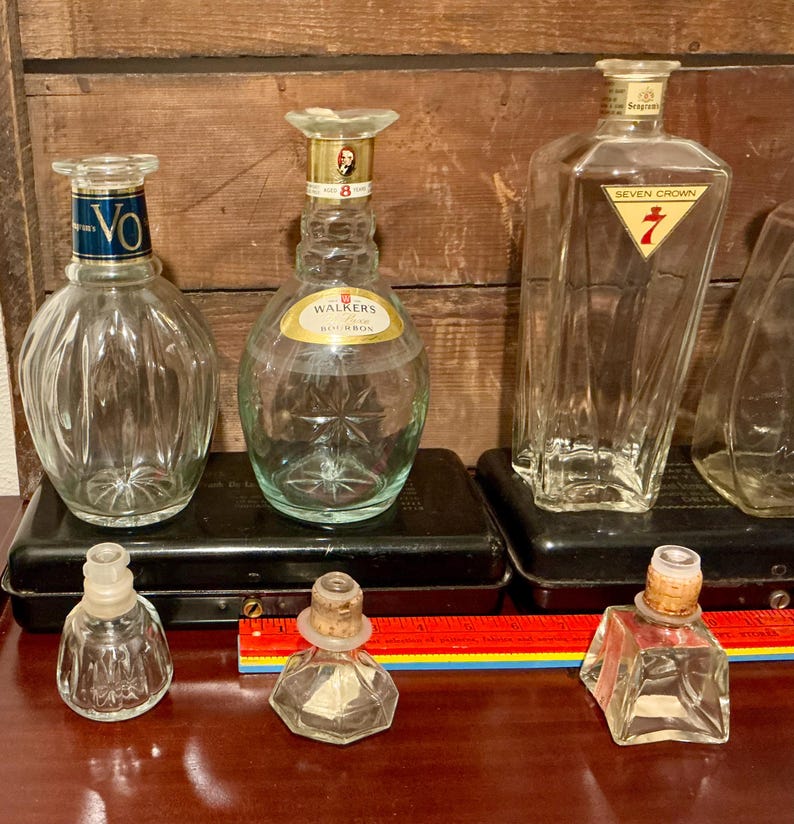 Vintage Collectible Liquor Bottles - Pick Your Favorite! - Etsy