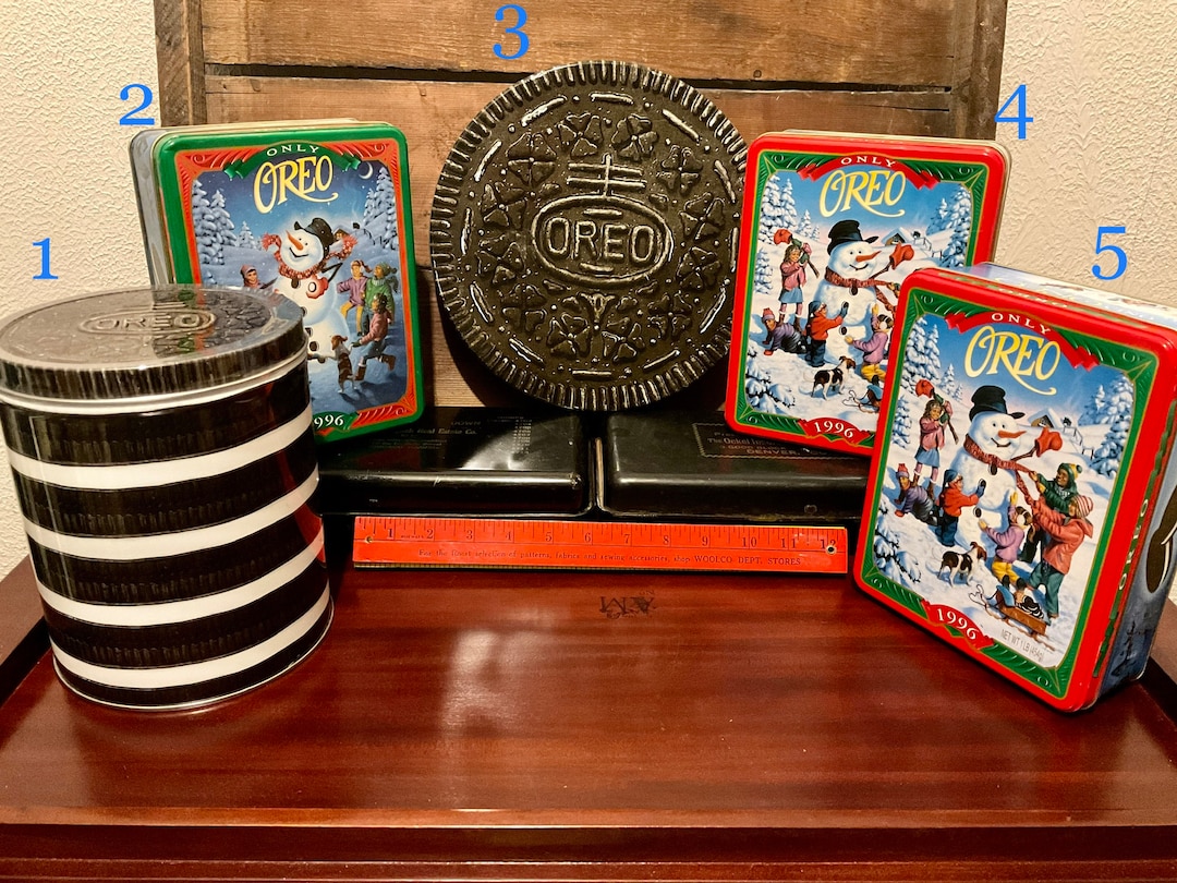 Variety of Vintage Collectible Oreos Tin Canisters. Pick Your Favorite ...