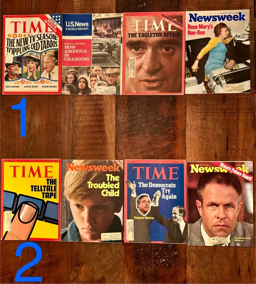 Lot of 4 Vintage 1970s Magazines All for One Price - Etsy