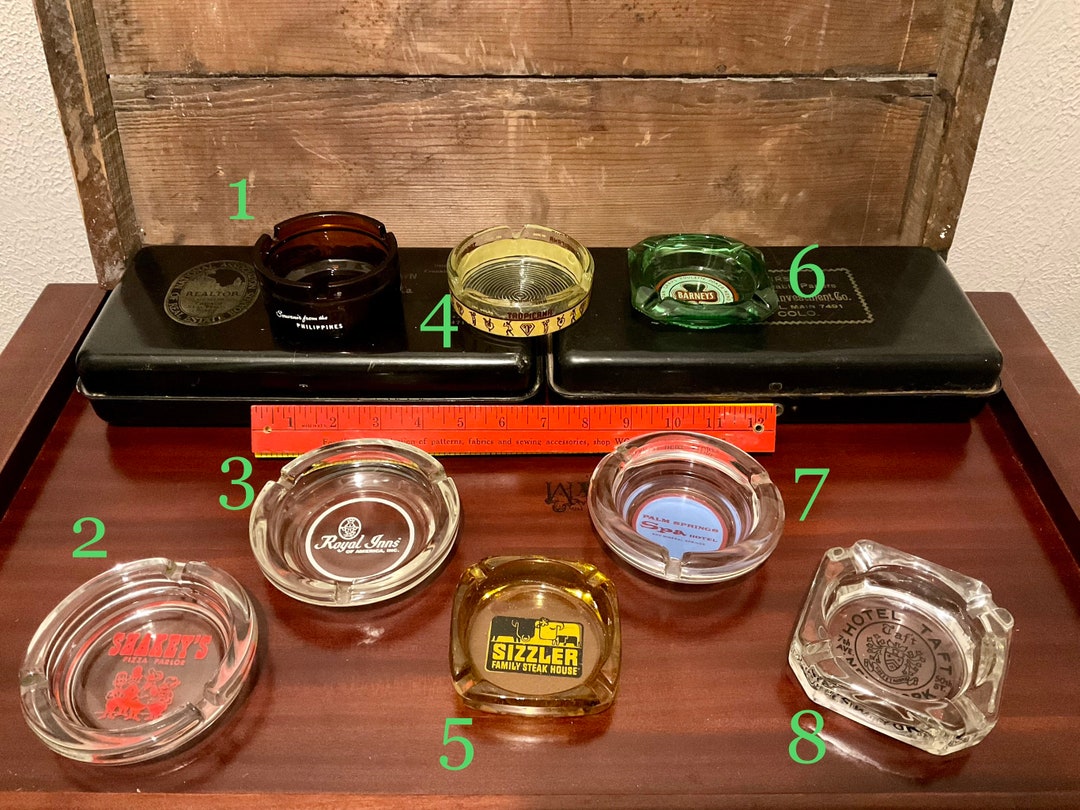 Vintage Collectible Advertising Ashtrays Pick Your Favorite - Etsy