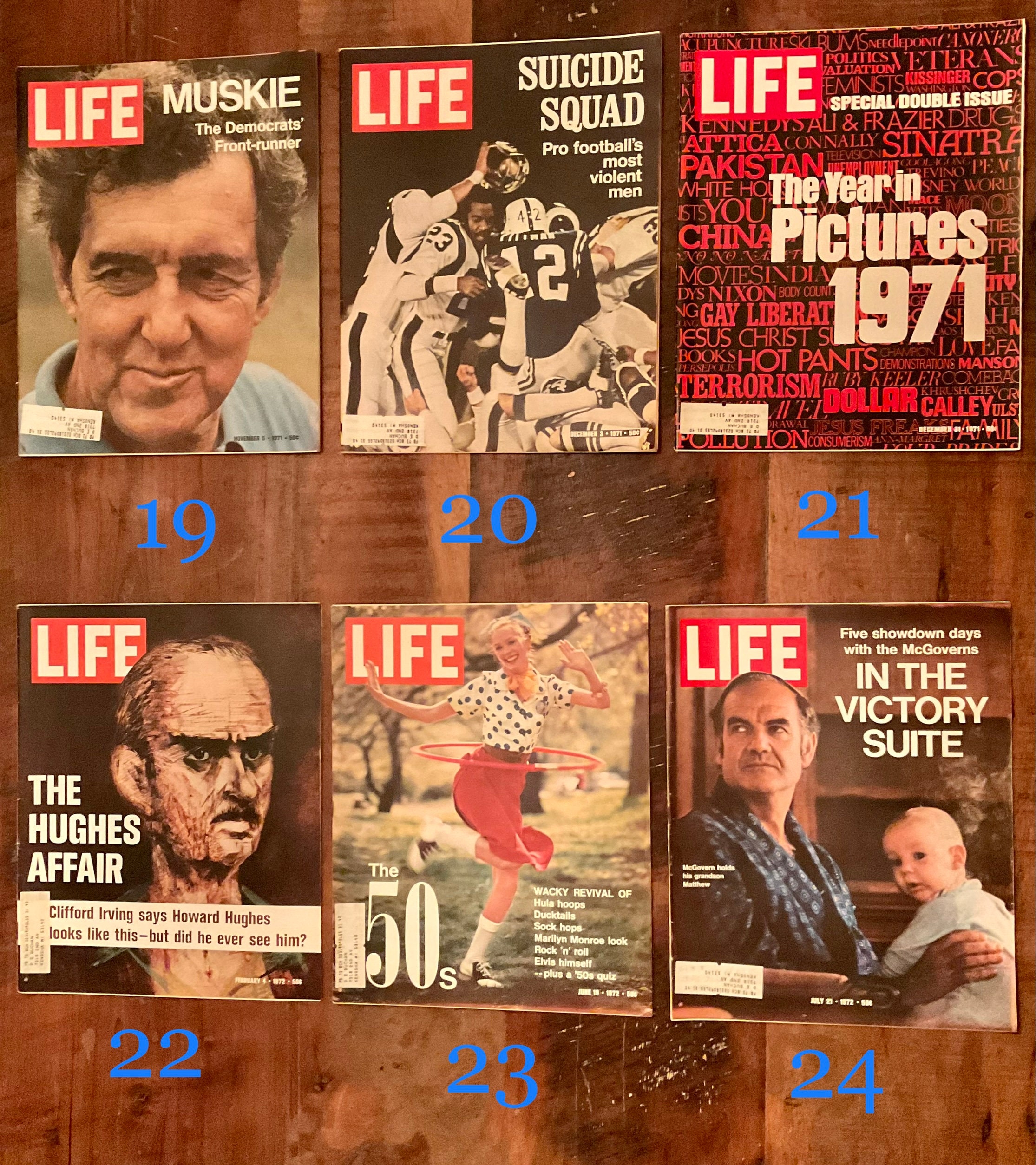 Variety of 30 Vintage Collectible 1970s Life Magazines Pick Your ...