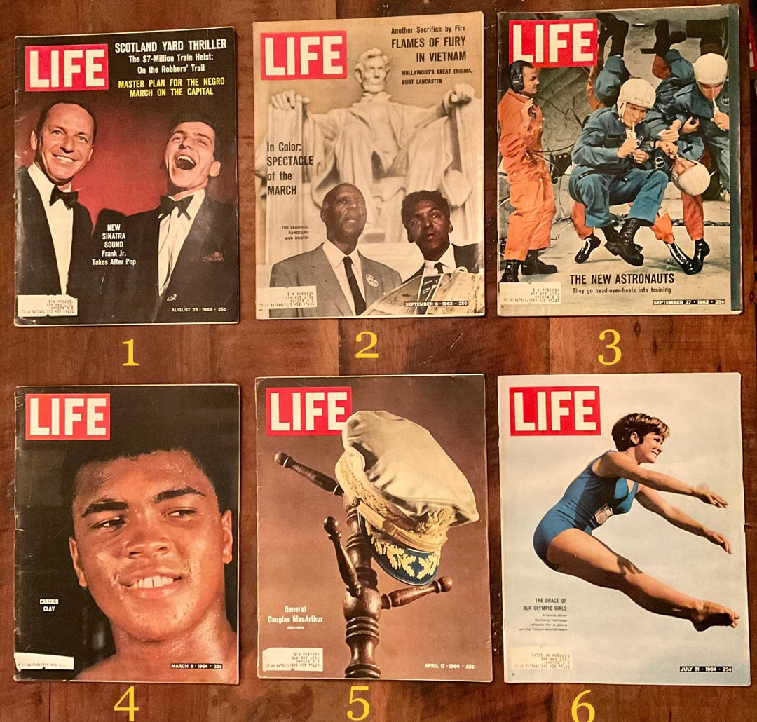 Variety of 30 Vintage Collectible 1960s Life Magazines Pick - Etsy