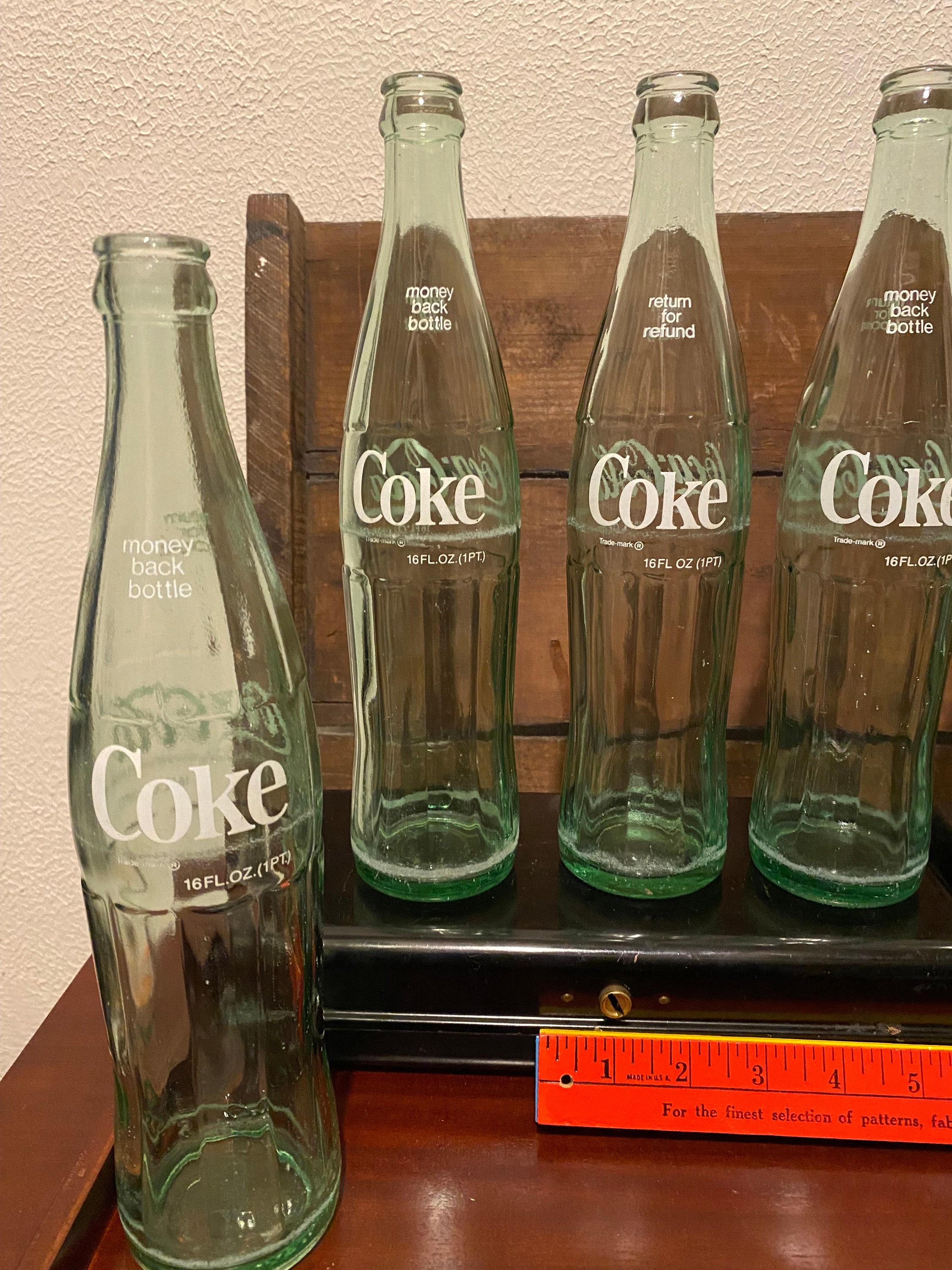 Vintage 16oz Coca Cola Green Glass Bottles From the 1980s. - Etsy