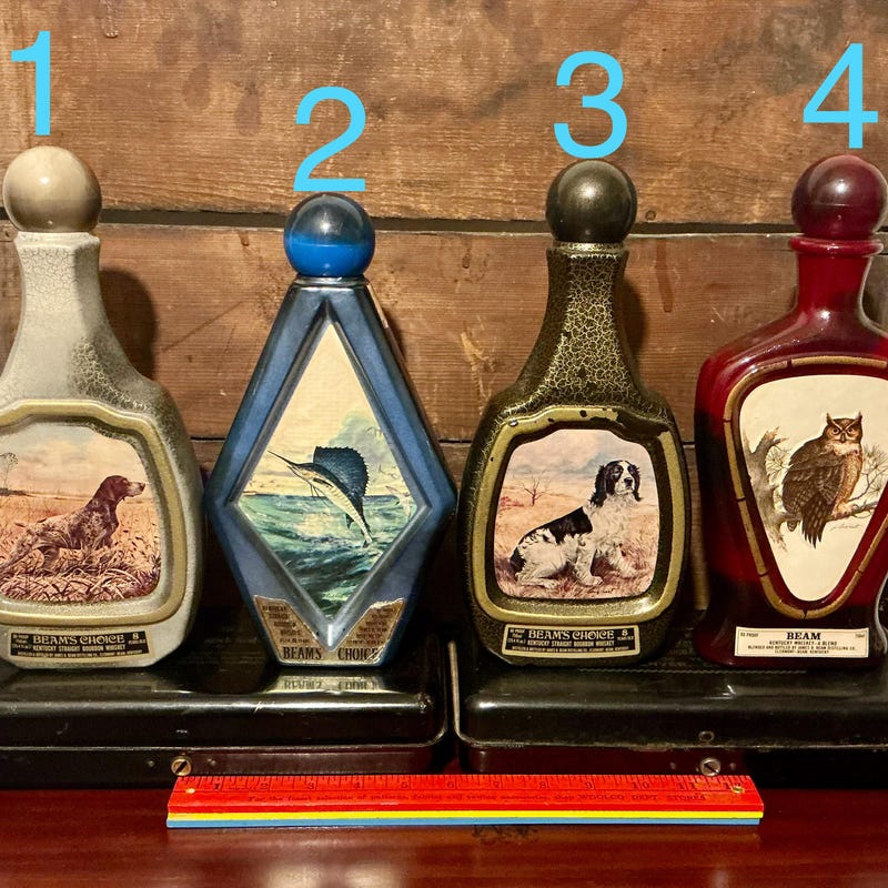 Jim Beam Decanters - Etsy